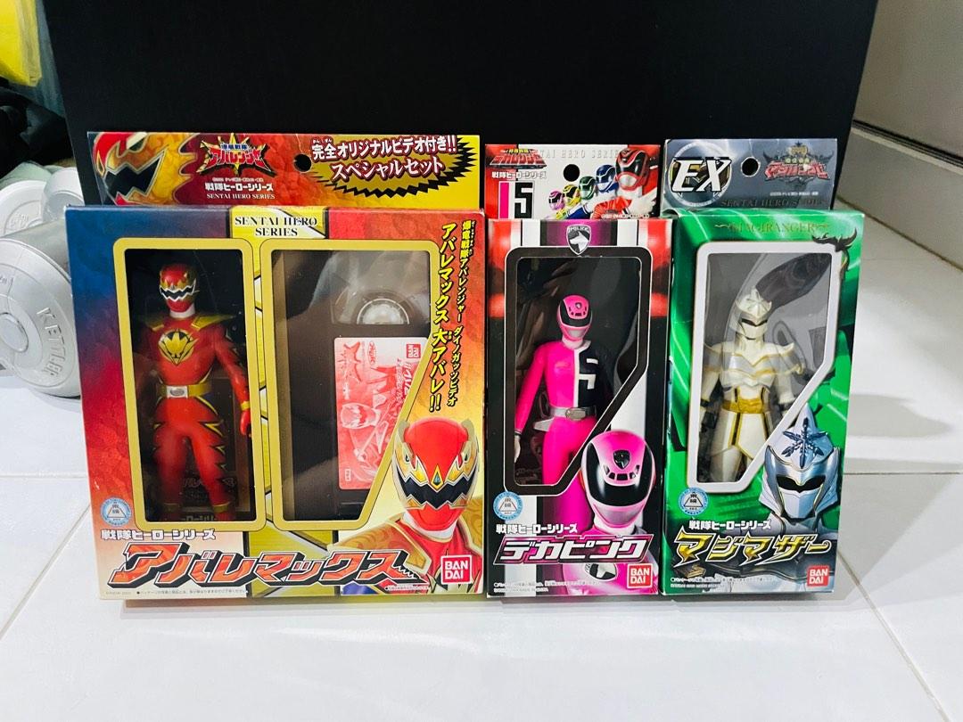 Super Sentai SH Vinyl Figures (Abaranger, Dekaranger, Magiranger ...