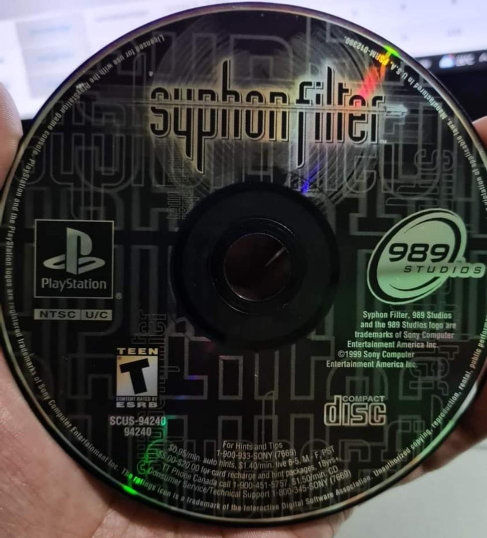 Syphon Filter Black Disc Only - NTSC U/C, Video Gaming, Video Games ...