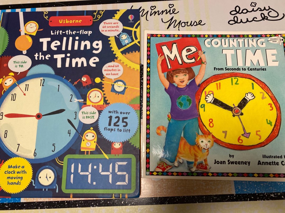 Telling the time & Counting the time, 興趣及遊戲, 書本 & 文具, 小說 & 故事書 - Carousell