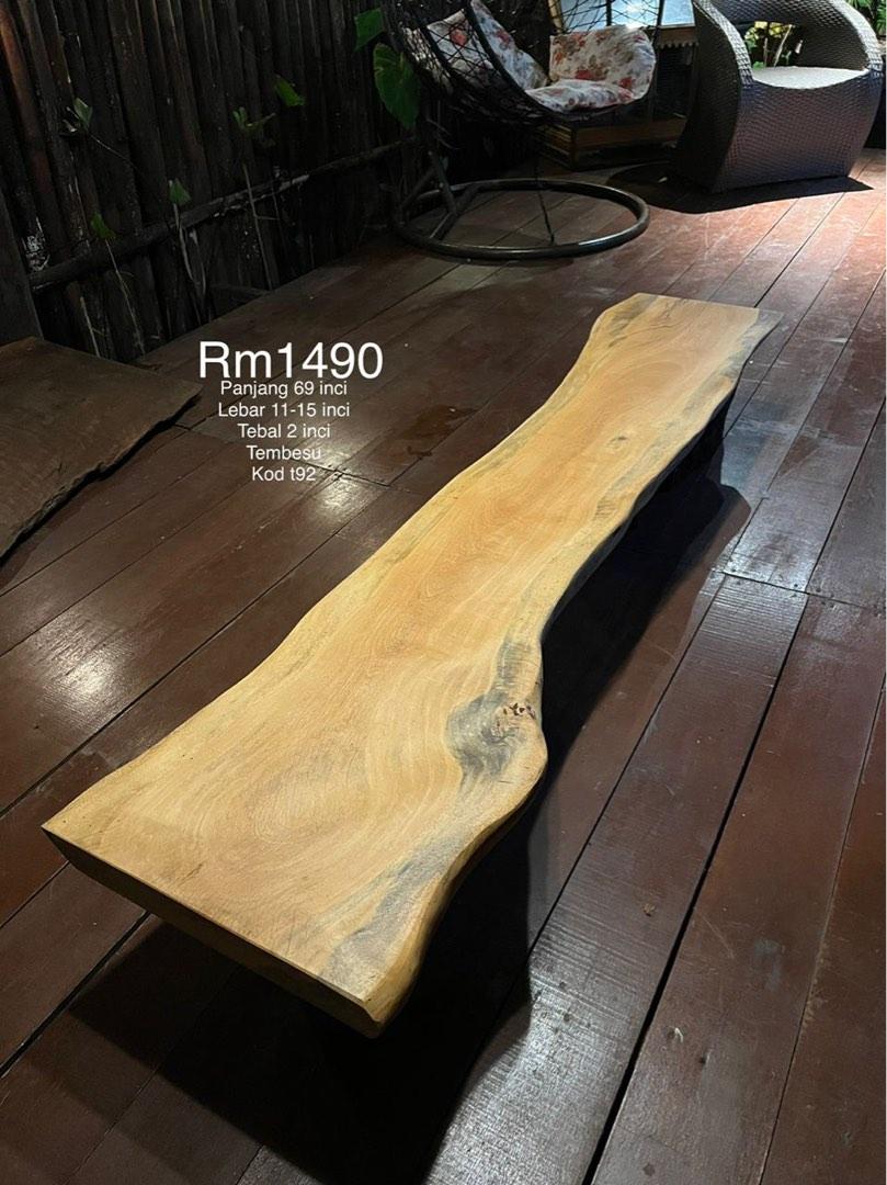 Tembesu Bench, Furniture & Home Living, Furniture, Chairs on Carousell