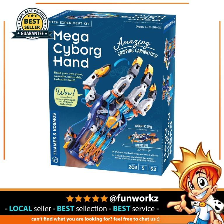 Thames & Kosmos Mega Cyborg Hand STEM Experiment Kit | Build Your Own ...