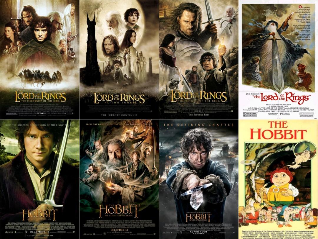The Lord of the Rings/The Hobbit Complete Movie Collection, Hobbies ...