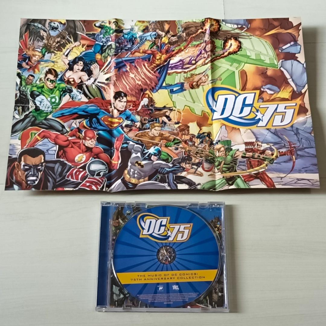 THE MUSIC OF DC COMICS: 75TH ANNIVERSARY COLLECTION CD with FOLD OUT ...