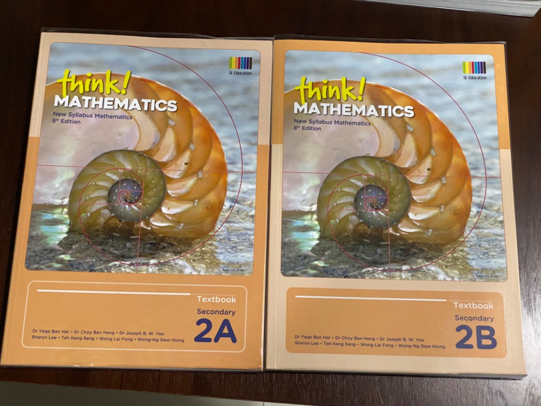 think! Mathematics 2A 2B - 8th edition, Hobbies & Toys, Books ...