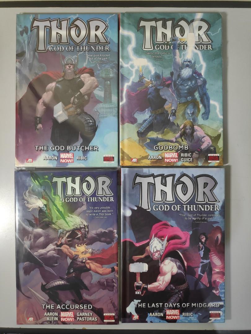 Thor: God of Thunder HARDCOVERS (2013, Marvel Comics, Complete Set, SET ...