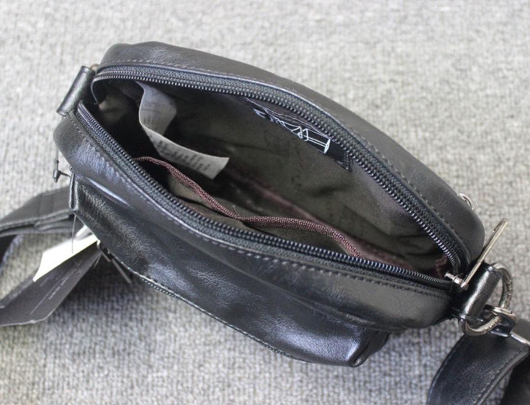 Three-Box Mini Hong Kong Style Bag (B018), Men's Fashion, Bags, Sling ...