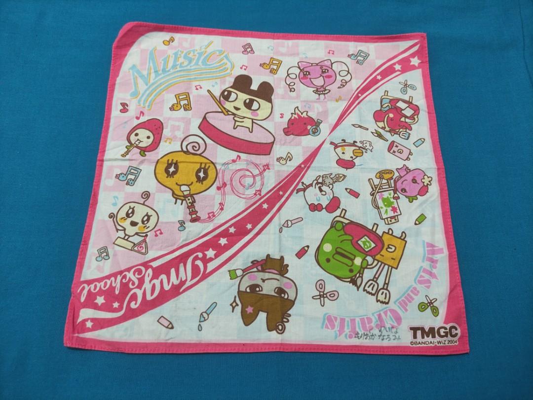 TMGC Tamagotchi School Music Arts and Crafts Bandai Handkerchief ...