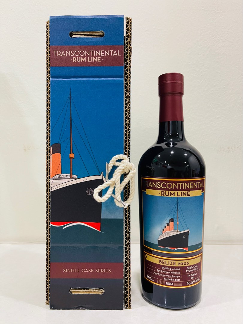 Transcontinental Rum Line Belize 2006 Single Cask #TVL06MBT12 Rum ...