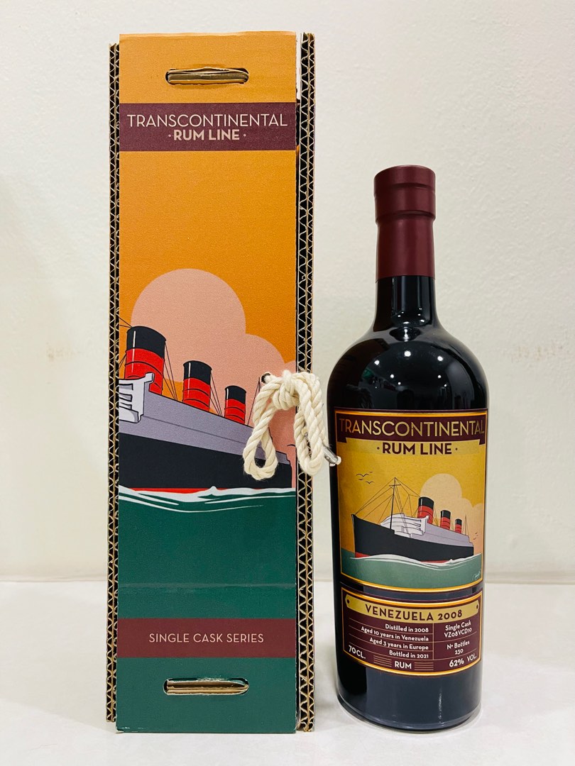 Transcontinental Rum Line Venezuela 2008 Single Cask VZ08VCD10 Rum ...