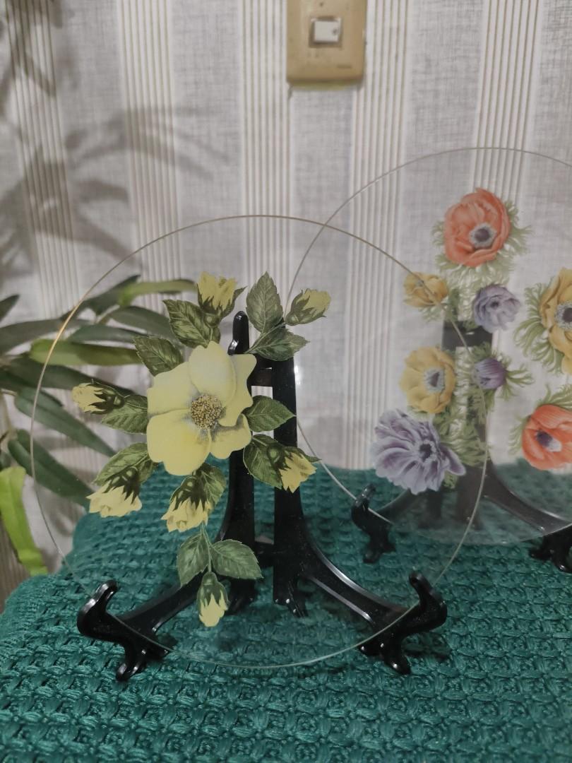 TRANSPARENT DECO PLATES, Furniture & Home Living, Home Decor, Wall ...
