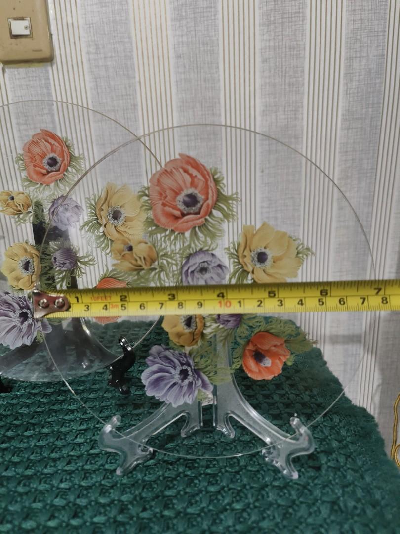 TRANSPARENT DECO PLATES, Furniture & Home Living, Home Decor, Wall ...