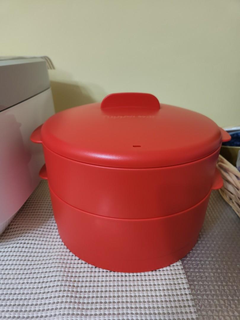 Tupperware Two Tier Steamer, Furniture & Home Living, Kitchenware ...