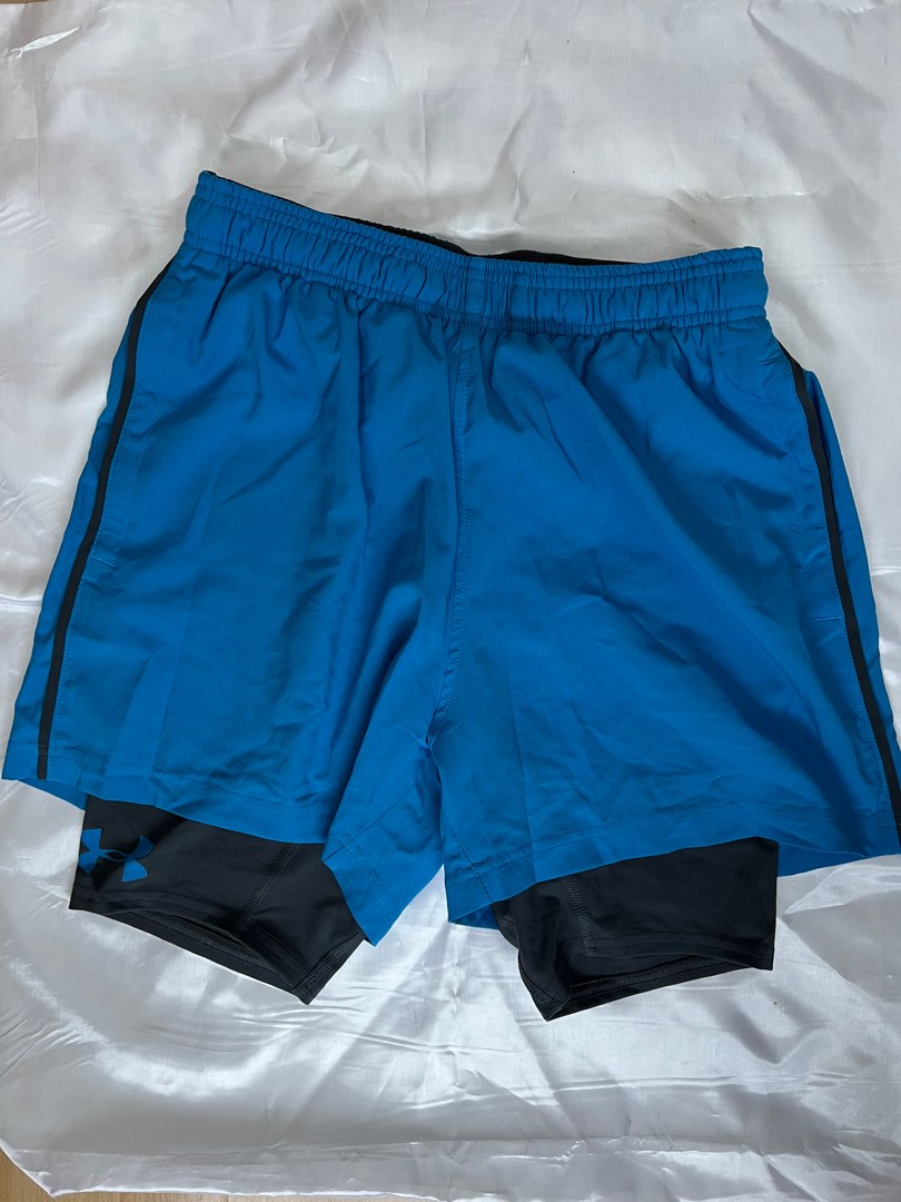 Underarmour shorts with inner tights, Men's Fashion, Bottoms, Shorts on ...