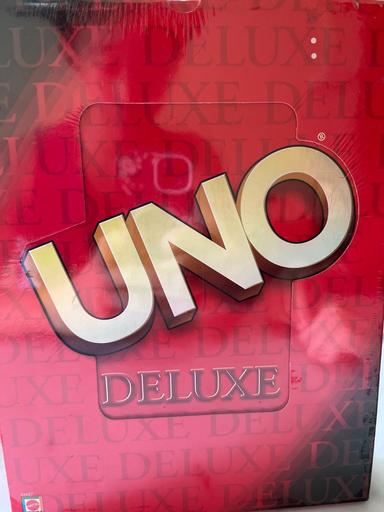UNO Deluxe, Hobbies & Toys, Toys & Games on Carousell
