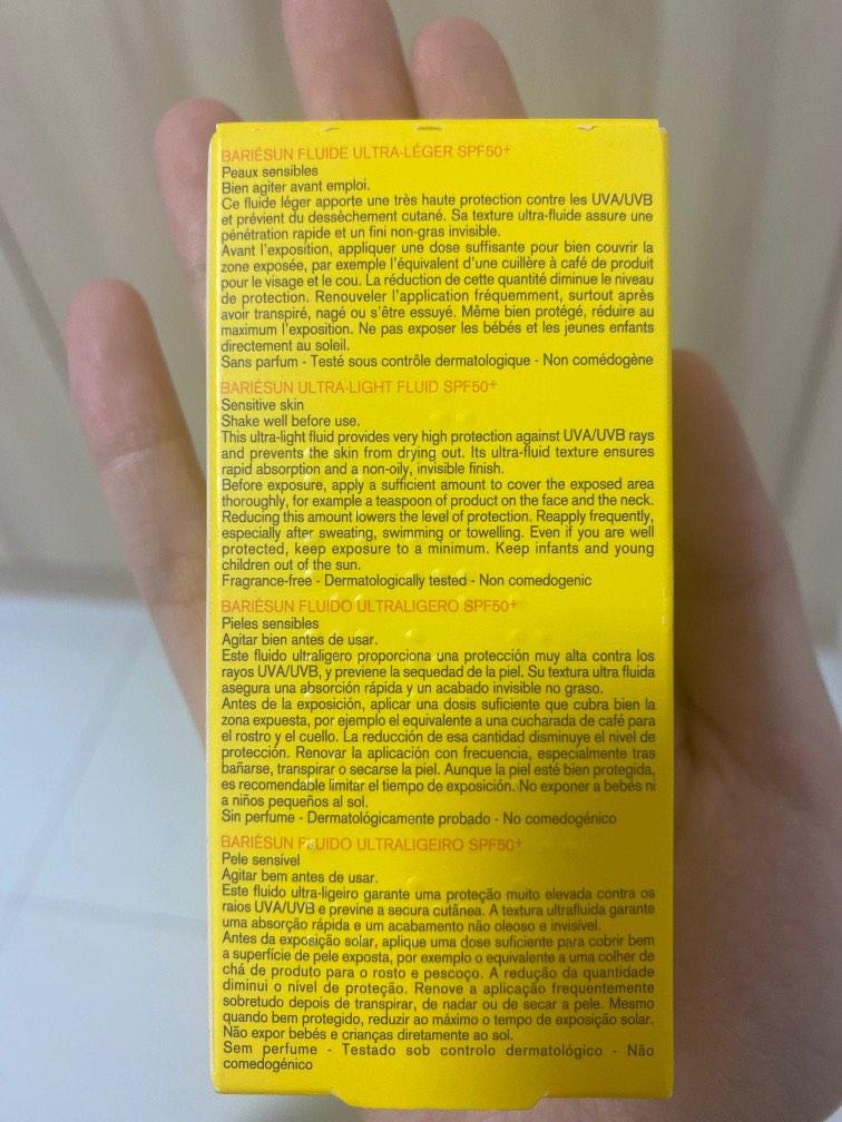 Uriage Ultra Light Fluid Sunscreen SPF 50, Beauty & Personal Care, Face ...