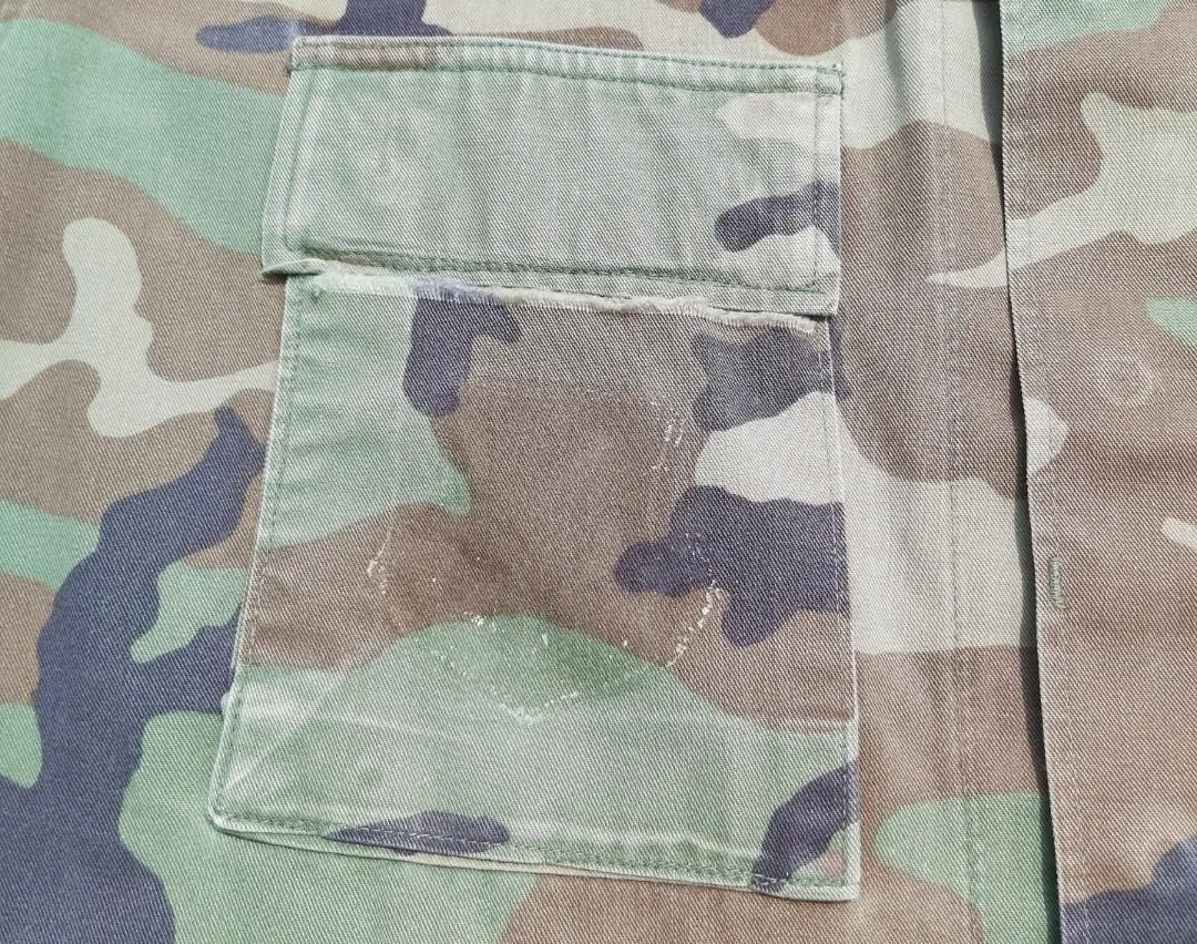 US Army BDU camouflage pattern combat coat, type 1, Fesyen Pria ...