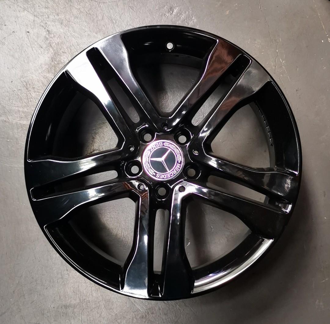 Used 18" Original Mercedes Rims, Car Accessories, Tyres & Rims on Carousell