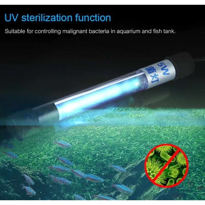 UV sterilizer aquarium to get rid of milky water, bacteria, algae, and ...