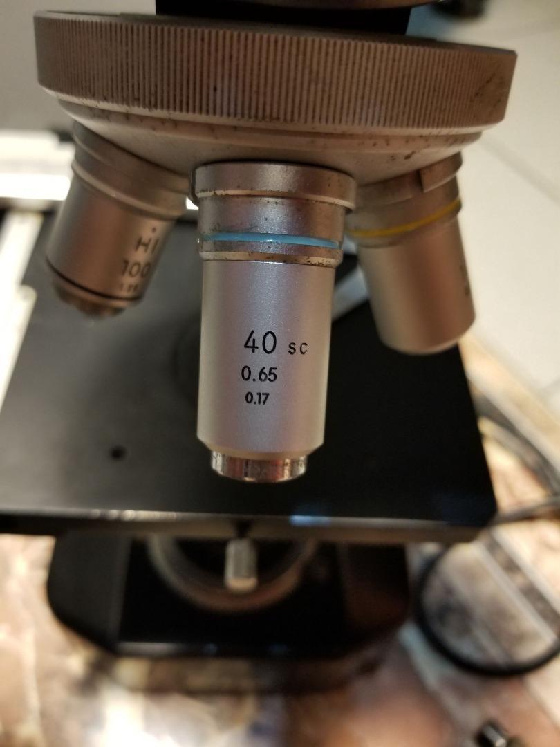 Vintage Nikon microscope 'S' S-Kl stand with original Nippon Kogaku ...