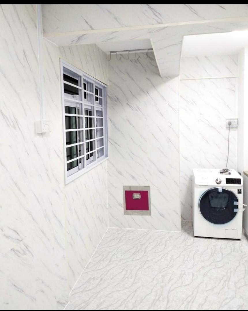 Vinyl Wall Cladding - Click Lock system, Furniture & Home Living, Home ...