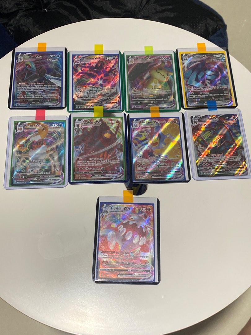 Vmax cards Inteleon Eternatus Mimikyu Metagross Umbreon Heatean Kingler ...