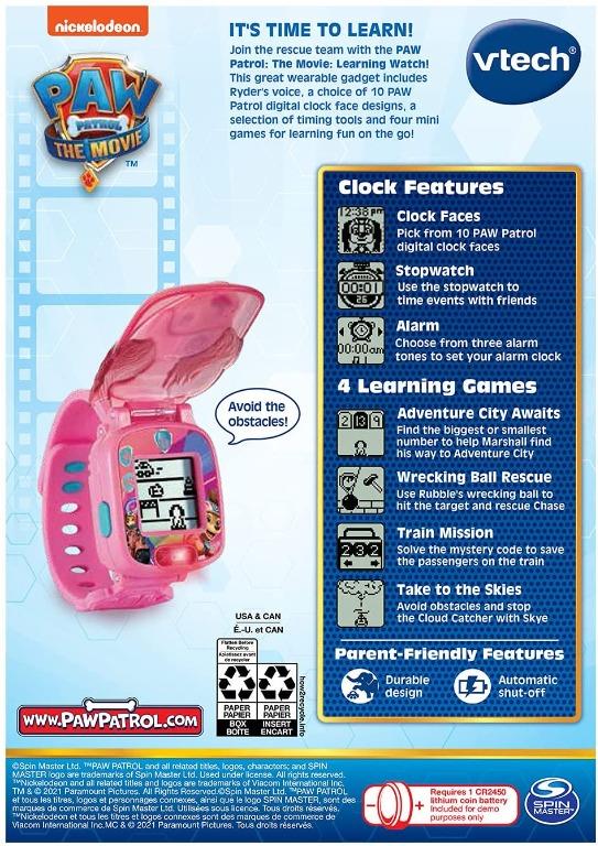 VTech PAW Patrol - The Movie: Learning Watch, Liberty, Hobbies & Toys ...