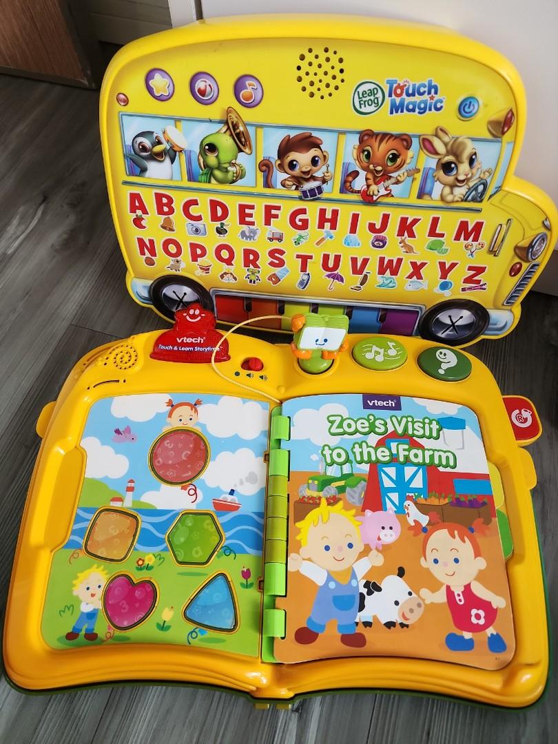 Vtech touch & learn storyline and leap frog bus, Babies & Kids, Infant ...