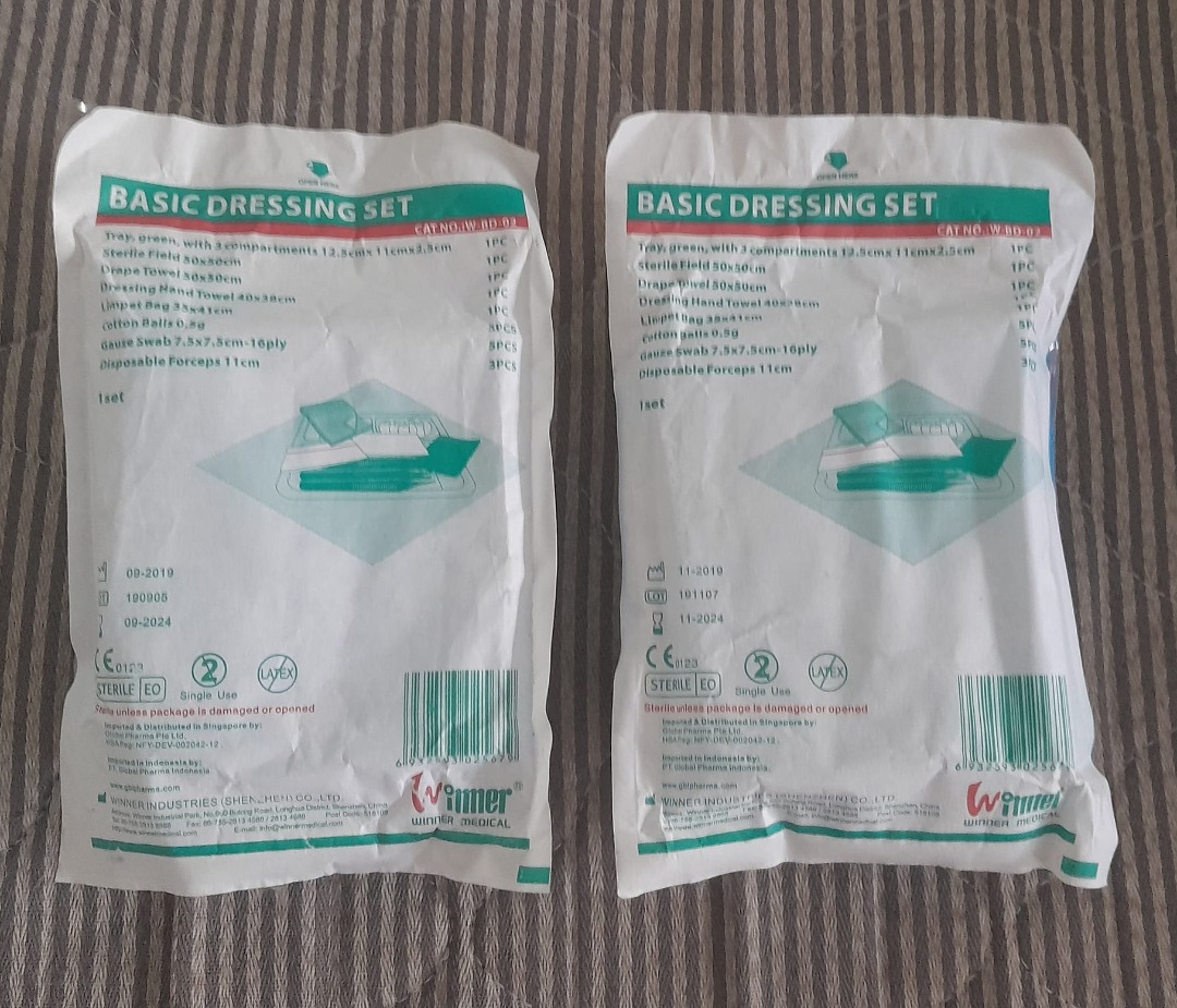 Winner Medical Basic Dressing Set-2 sets, Health & Nutrition, Medical ...