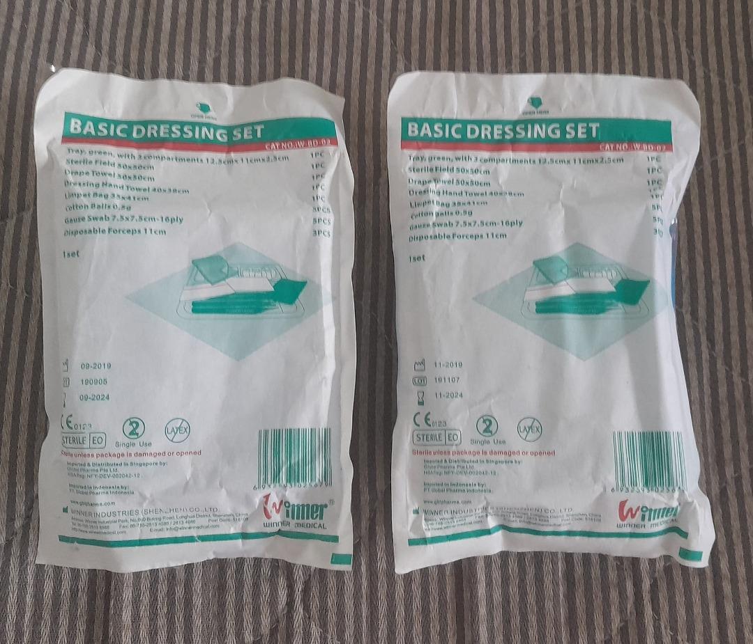 Winner Medical Basic Dressing Set-2 sets, Health & Nutrition, Medical ...