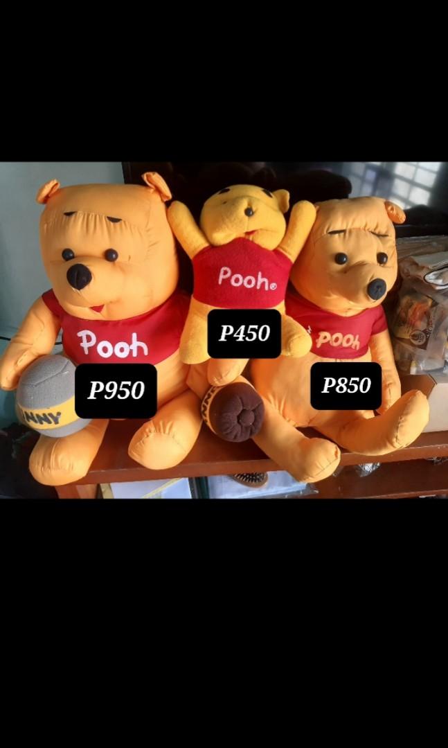 WINNIE THE POOH STUFF TOYS, Hobbies & Toys, Toys & Games on Carousell