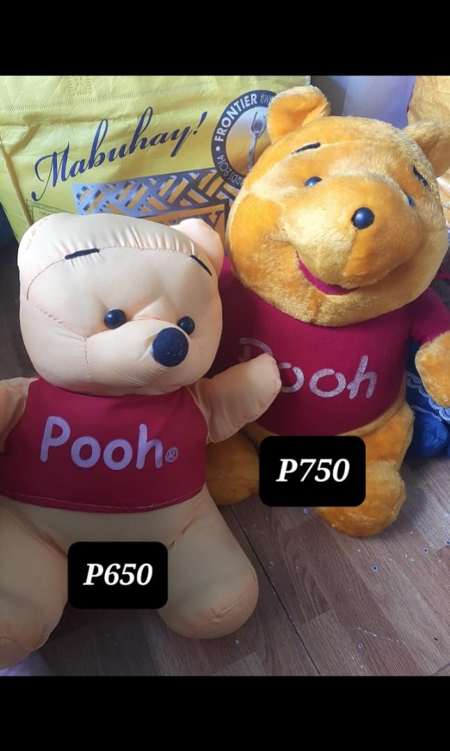 WINNIE THE POOH STUFF TOYS, Hobbies & Toys, Toys & Games on Carousell