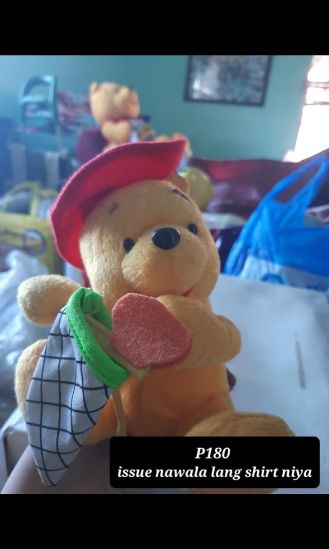 WINNIE THE POOH STUFF TOYS, Hobbies & Toys, Toys & Games on Carousell