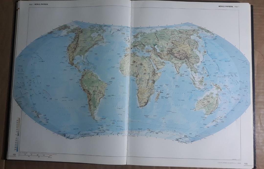 World Book Atlas of 1980s, Hobbies & Toys, Books & Magazines, Textbooks ...