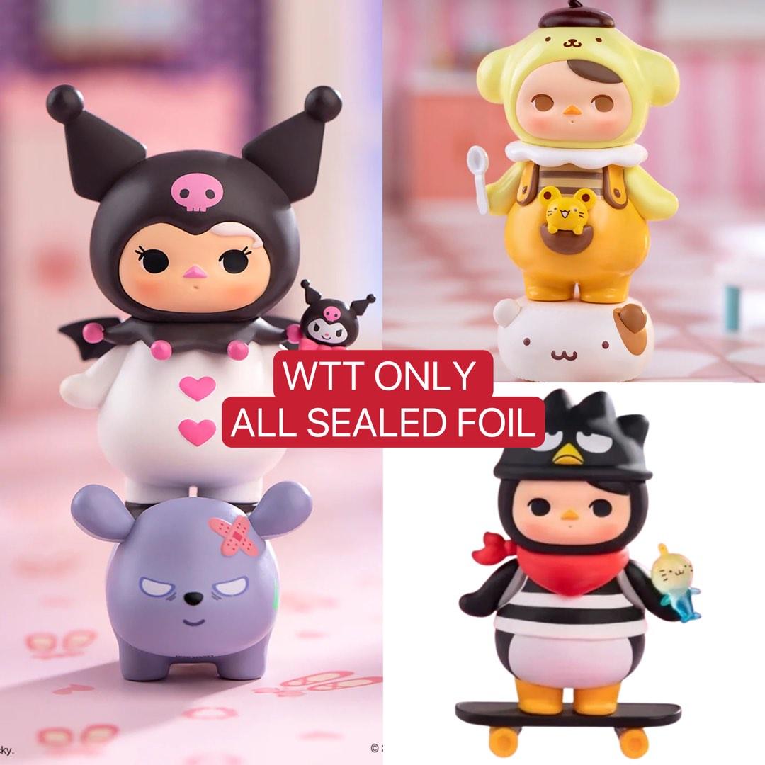 [RESERVED] Popmart Pucky Sanrio (Kuromi, Pompompurin/ pom pom Purin ...