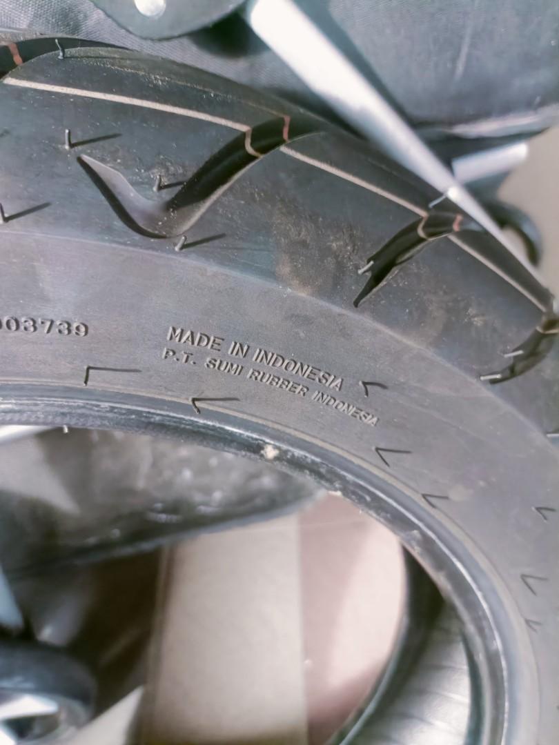 Xmax 300 dunlop tyre, Motorcycles, Motorcycle Accessories on Carousell