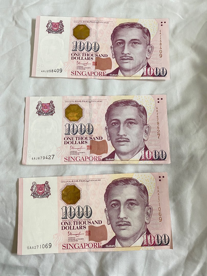 $1000 note for sale, $1035 per piece , Hobbies & Toys, Memorabilia & Collectibles, Currency on ...