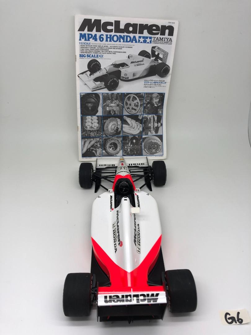 1/12 Tamiya 1991 F1 McLaren Honda MP4/6 Ayrton Senna 田宮完成品, 興趣及遊戲, 玩具 ...