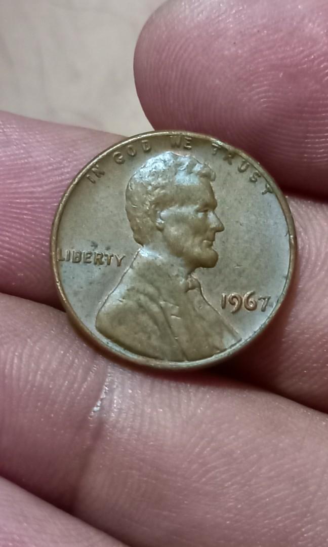 1967 lincoln penny 3.3 grams with error, Hobbies & Toys, Memorabilia & Collectibles, Currency on ...