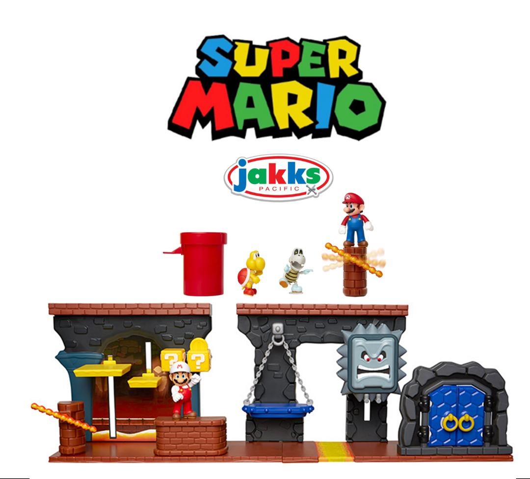 1 Lot Super Mario Deluxe DUNGEON PLAYSET plus ADD-ON diorama set ...