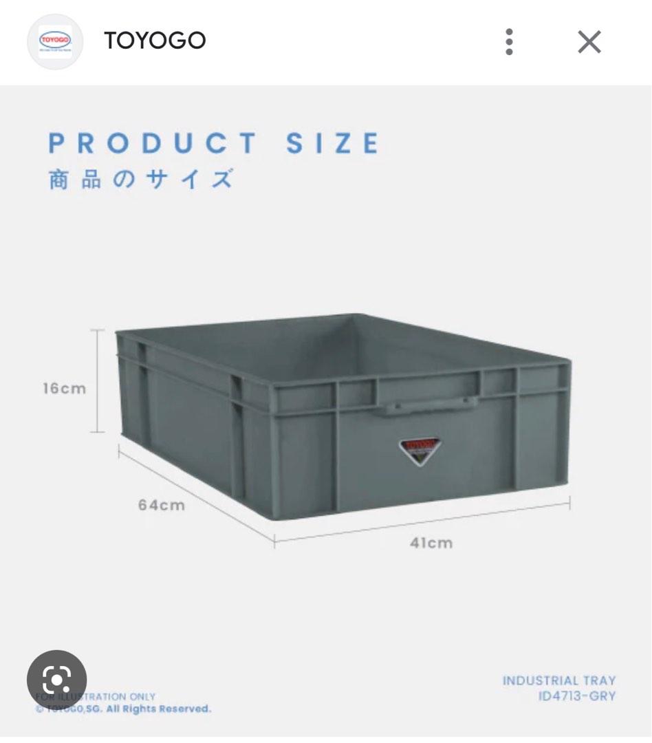 5 nos of Toyogo Industrial Container, Furniture & Home Living, Home ...