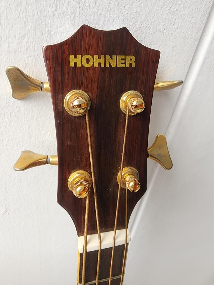 Acoustic Bass Guitar Hohner, Hobbies & Toys, Music & Media, Musical ...