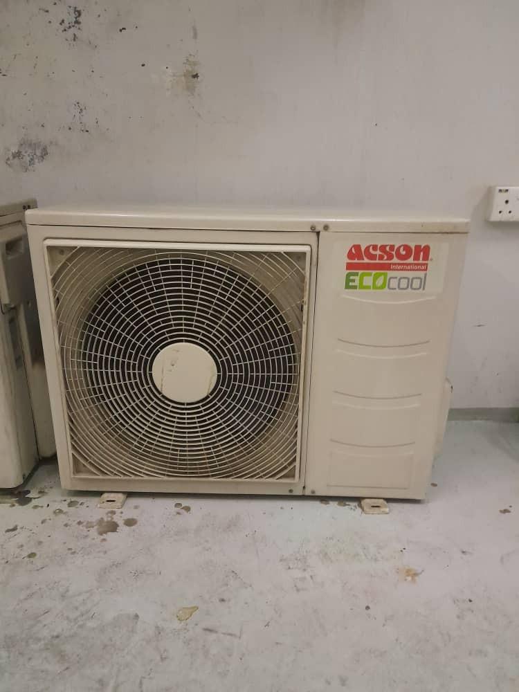 Acson 2.0 2.5 hp cassette ceiling aircond, TV & Home Appliances, Air ...