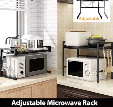Adjustable Microwave Rack C / H / 2021 / H02 /S10 2 tier (5 Types ...
