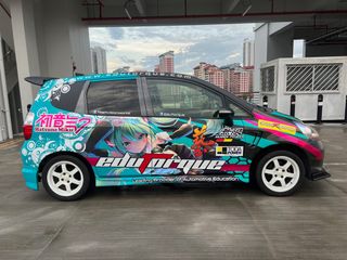 Animation Sticker Decal, Racing Track Car Stickers, Team Decal Logo ...