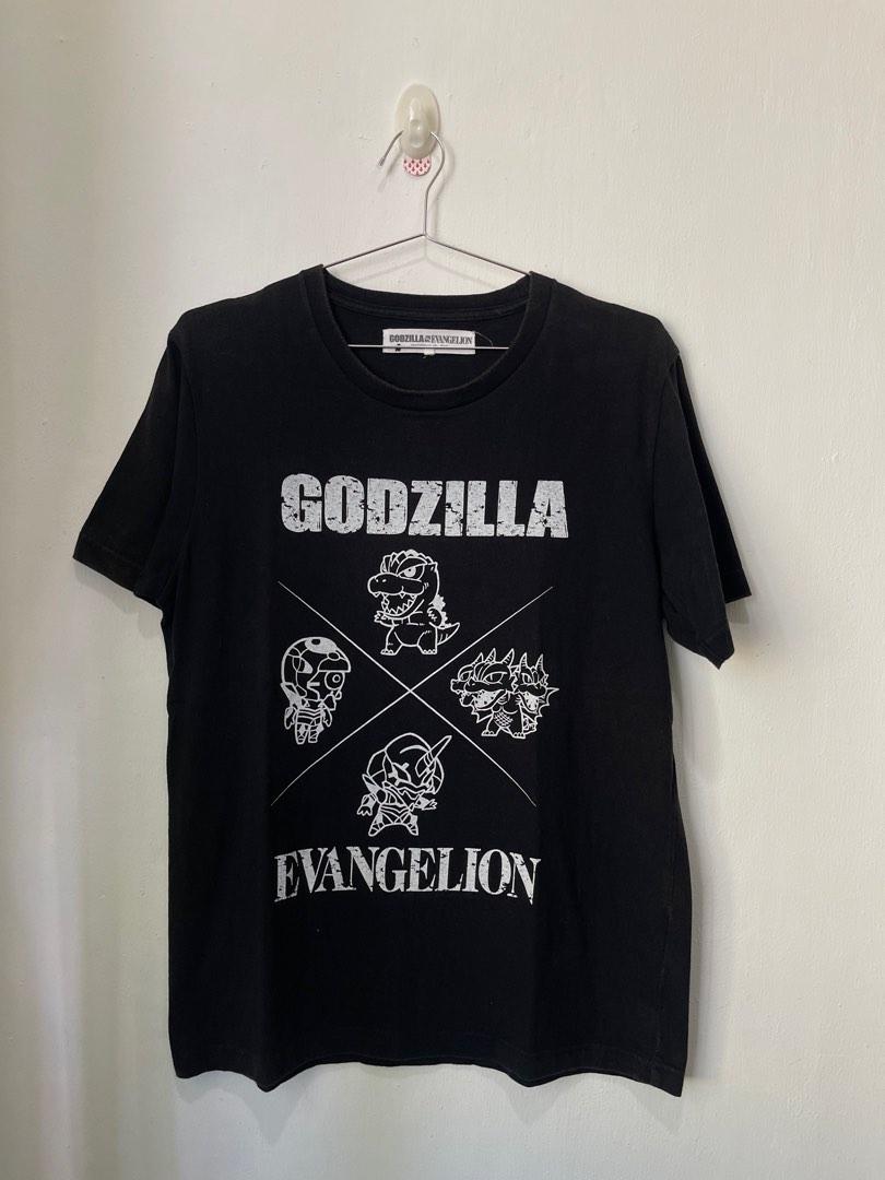anime evangelion x godzilla, Men's Fashion, Tops & Sets, Formal Shirts ...