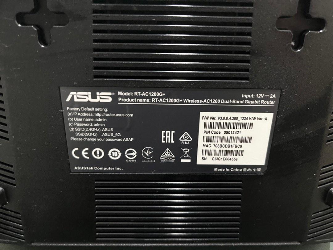 Asus Wireless-AC1200 Dual Band Router, Computers & Tech, Parts ...