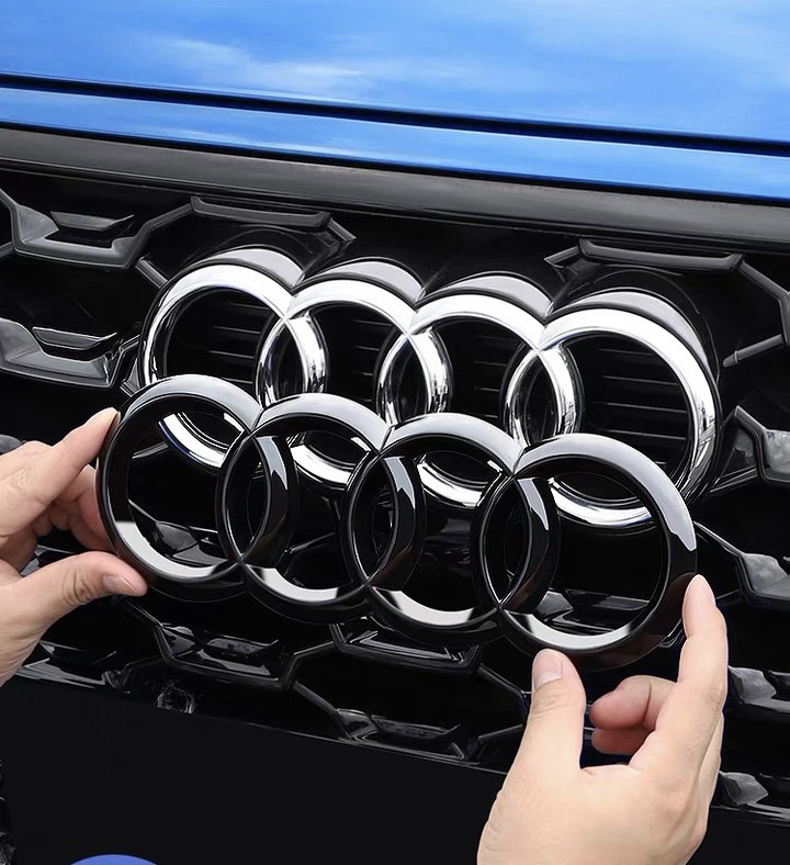 A5 front logo black color cover, Car Accessories, Accessories on Carousell