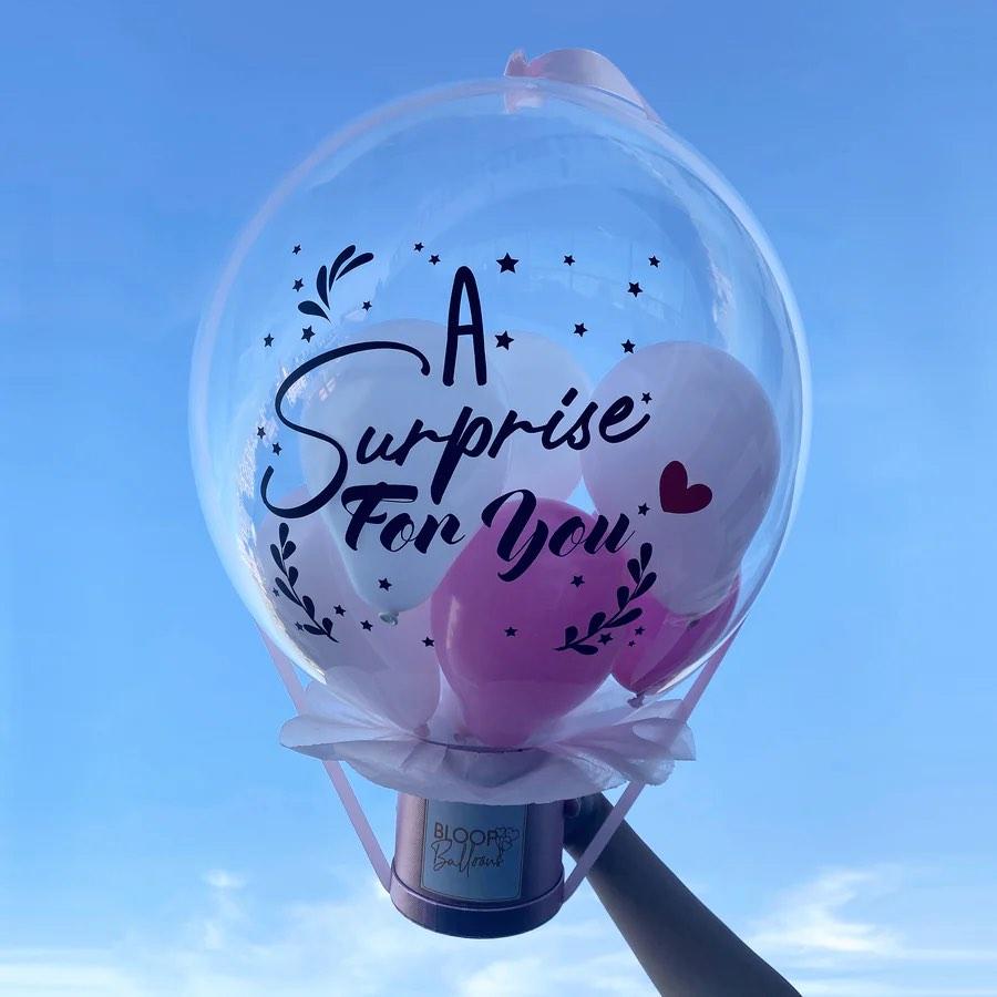 Balloon Float Up Surprise (Cash Money) - 24'' Personalised Balloon with ...