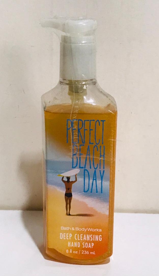 BATH & BODY WORKS DEEP CLEANSING HANDSOAP HAND SOAP - PERFECT BEACH DAY ...