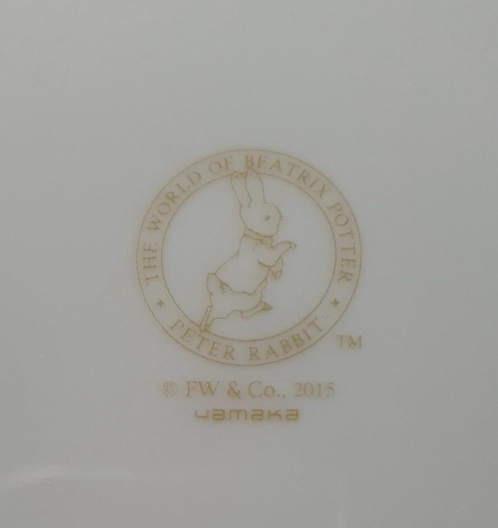 Beatrix Potter Yamaka Japan Peter Rabbit deep serving plate 22cm ...